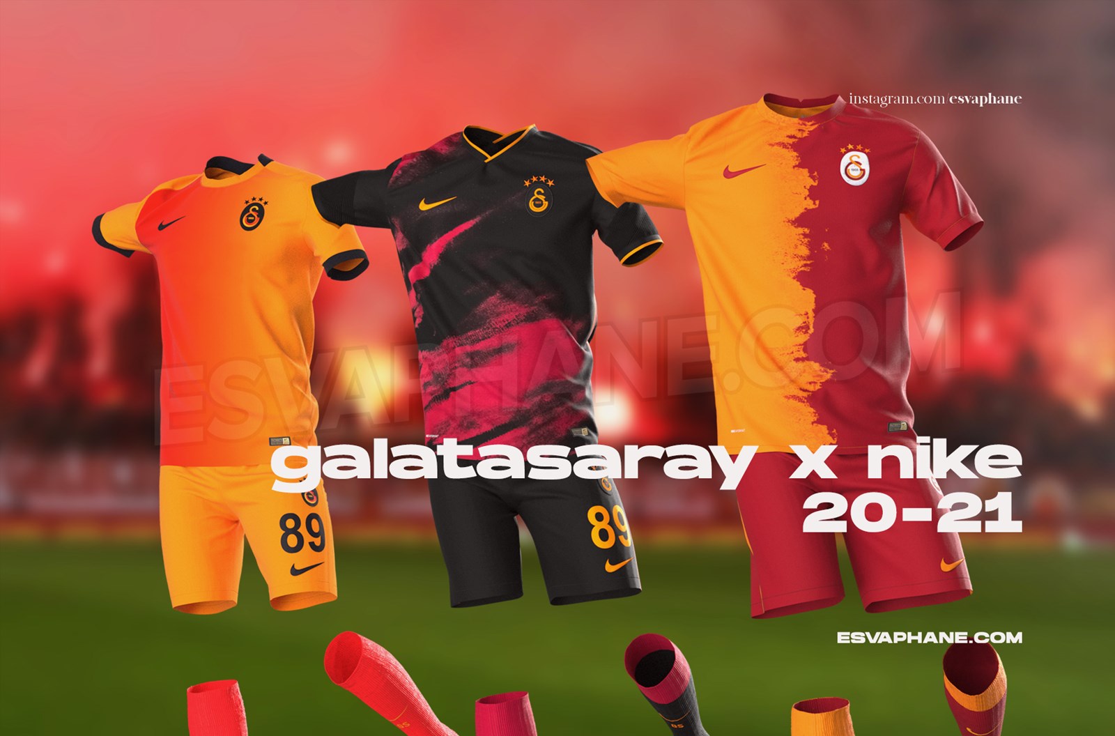 Nike Galatasaray 2020-21 Home, Away & Third Kits - Footy Headlines