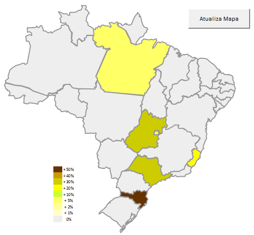 Blogando EXCEL by El Camilo: Macro - Gráfico Mapa do Brasil por Cor