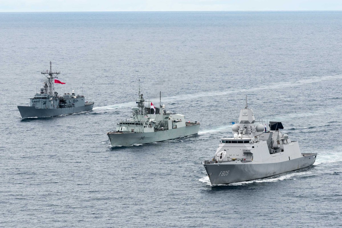 Asian Defence News: NATO Exercise Dynamic Mongoose conduct ship manoeuvres
