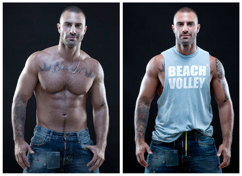 MEN'S BOOKMARK: Hairy Male Model - DJ Aron Abikzer