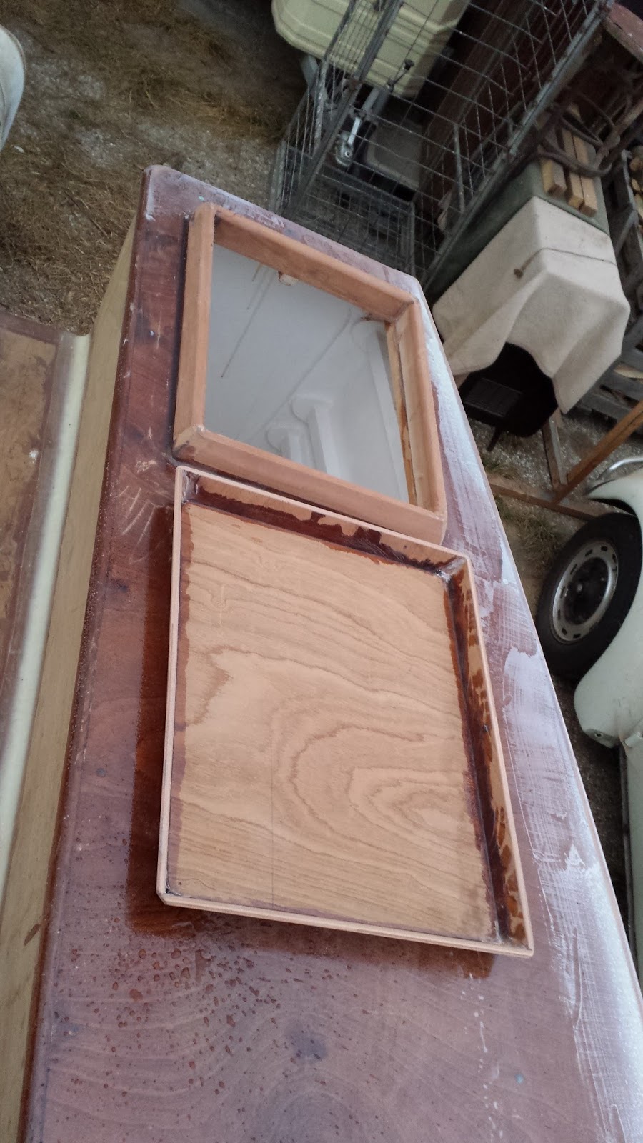Plywood Boat Building Blog: Making Hatch Covers for the Aft Stowage