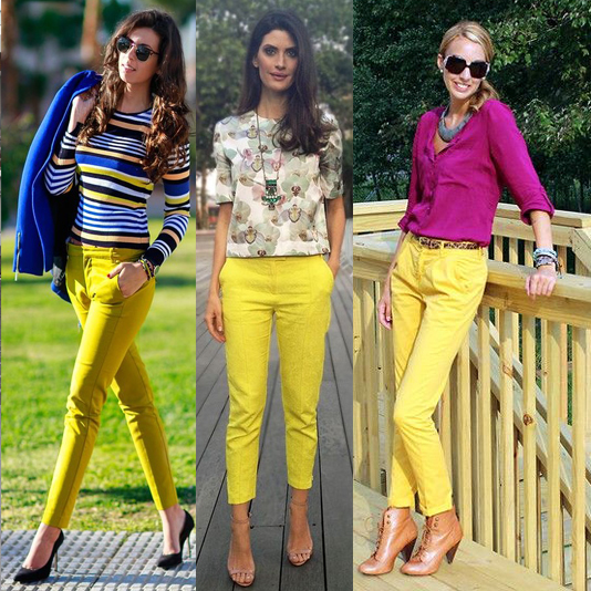15 Maneras de combinar el Amarillo