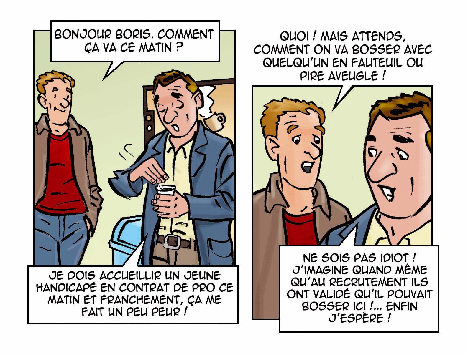 Daniel.Brecht Dessinateur: Aveugle et sourd