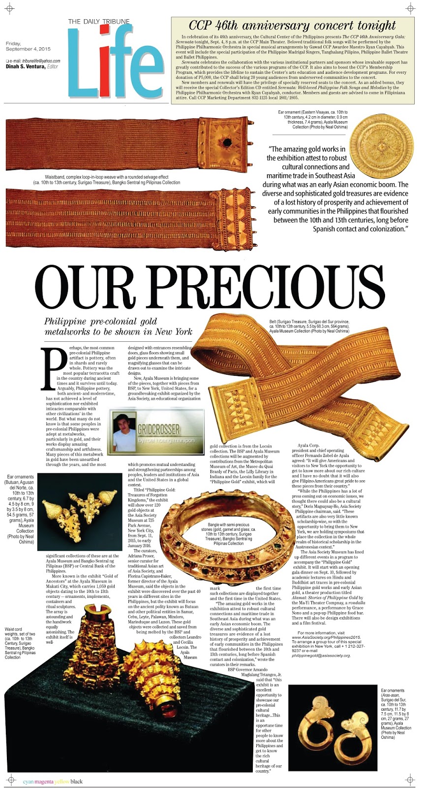 Gridcrosser: Our Precious: Philippine Pre-colonial Gold Metalworks to ...