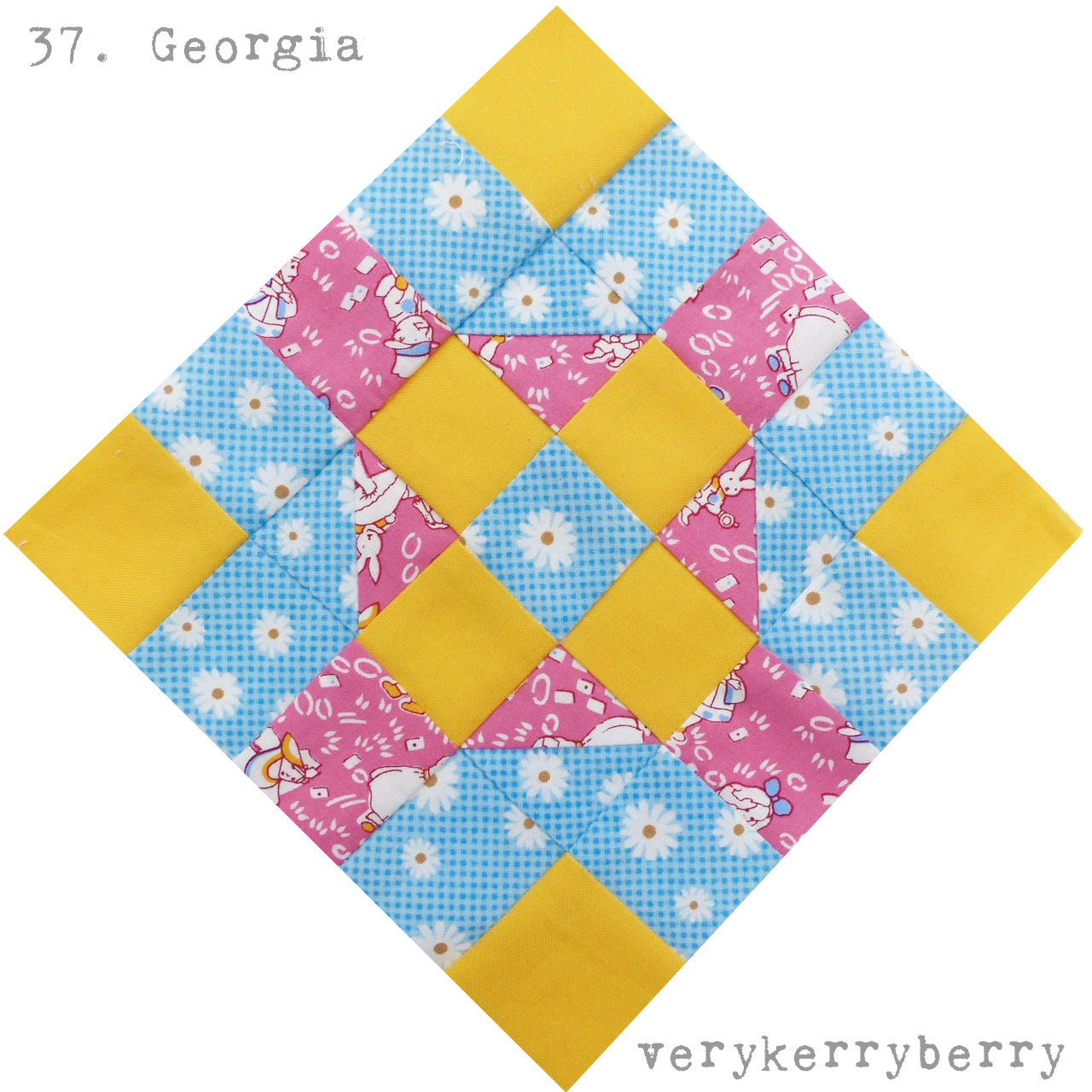 verykerryberry: Farmer's Wife QAL Blocks 37 and 38: Georgia and Golda