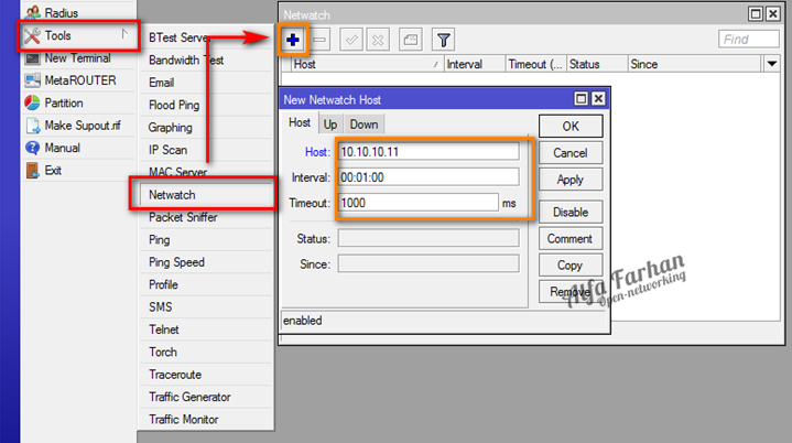 Job Experience 4 - Monitoring Jaringan Menggunakan Netwatch Mikrotik ...