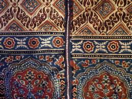 Traditional products of Sindh, Pakistan.: Ajrak (Shawl)