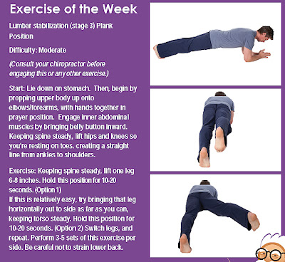 Life Wellness Center: Exercise of the Week: Lumbar Stabilization - Plank