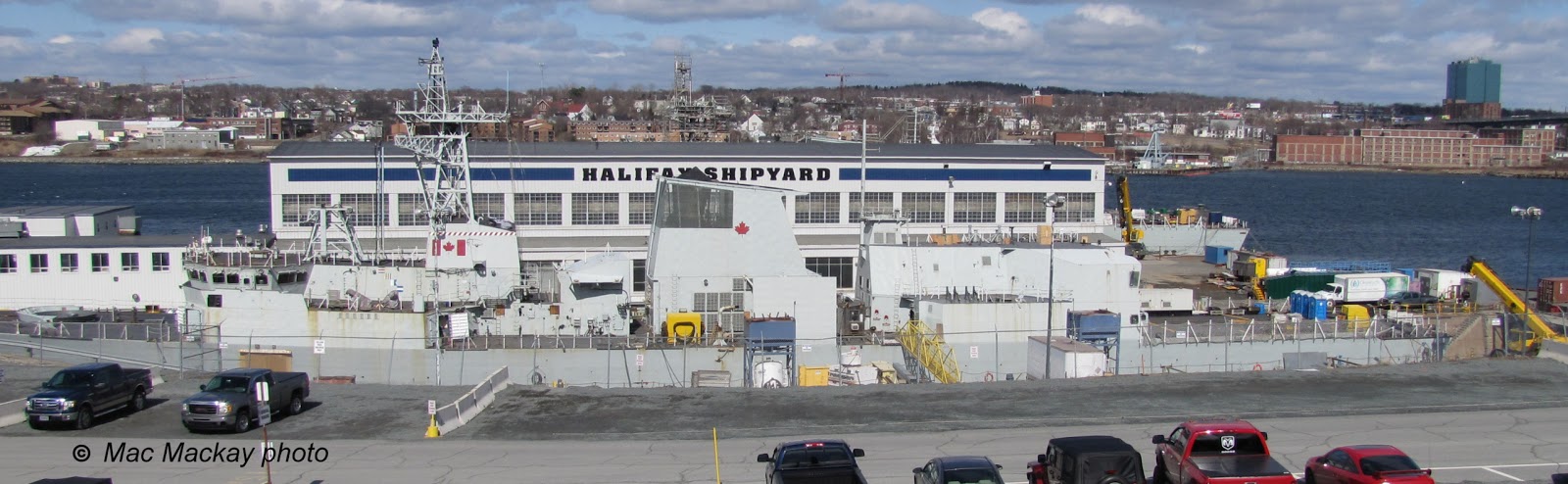 Shipfax: Halifax Shipyard - one in, one out