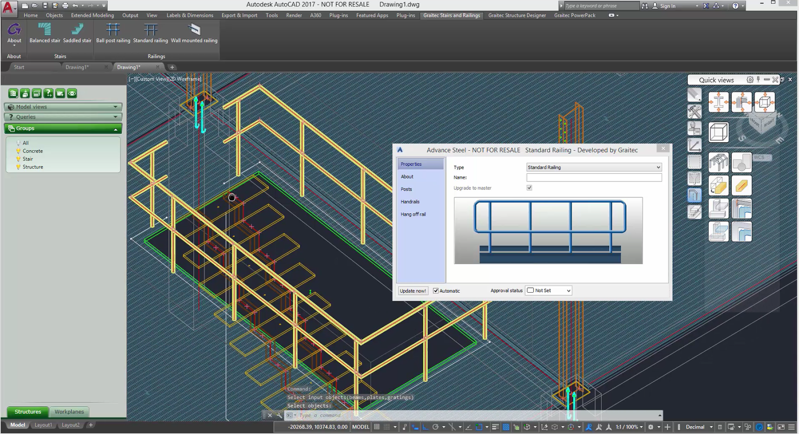 Revit Add-Ons: Stair & Railing Designer for Advance Steel