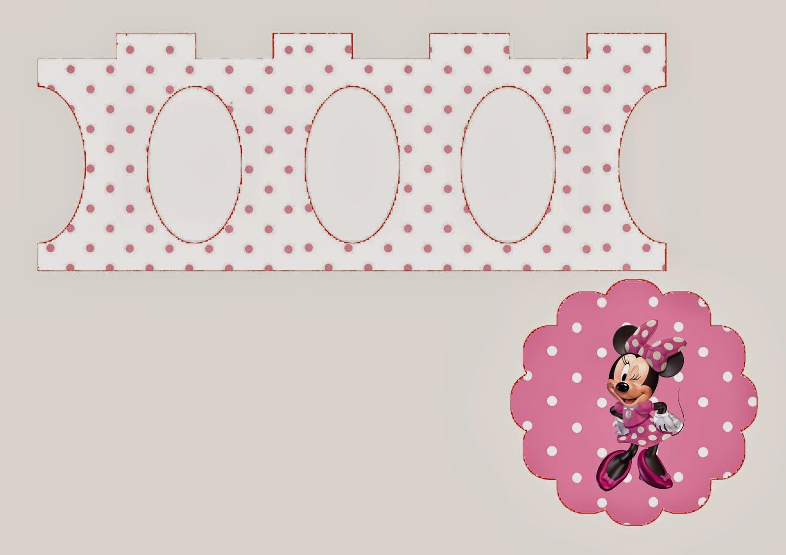 Minnie Rosa: Mini Stands para Cupcakes, para Imprimir Gratis. - Ideas y ...