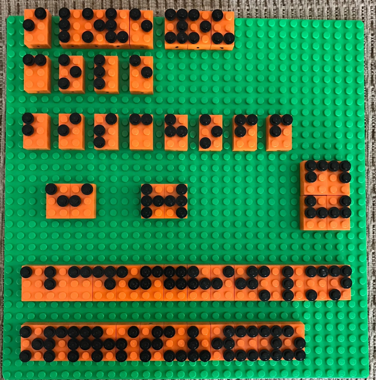 Bischoff Adventures: Making Braille with Legos - the Secret Ninja ...