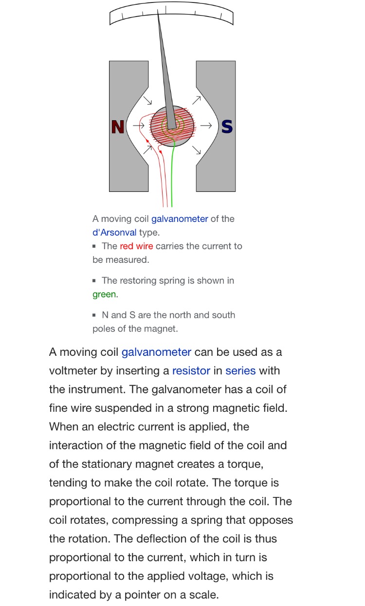 Potential difference and resistance