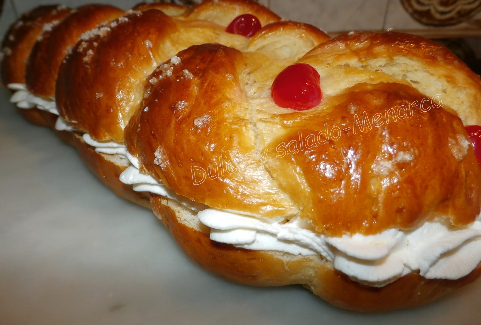 Dulce y Salado-Menorca: Trenza de briox