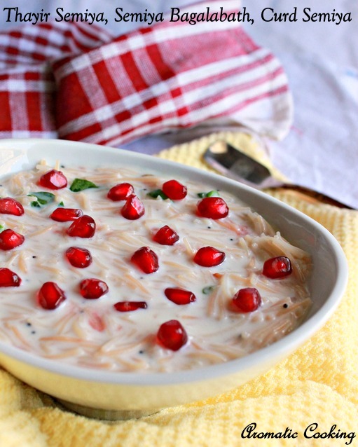 Thayir Semiya, Semiya Bagalabath, Curd Semiya/Vermicelli ~ Beautiful ...