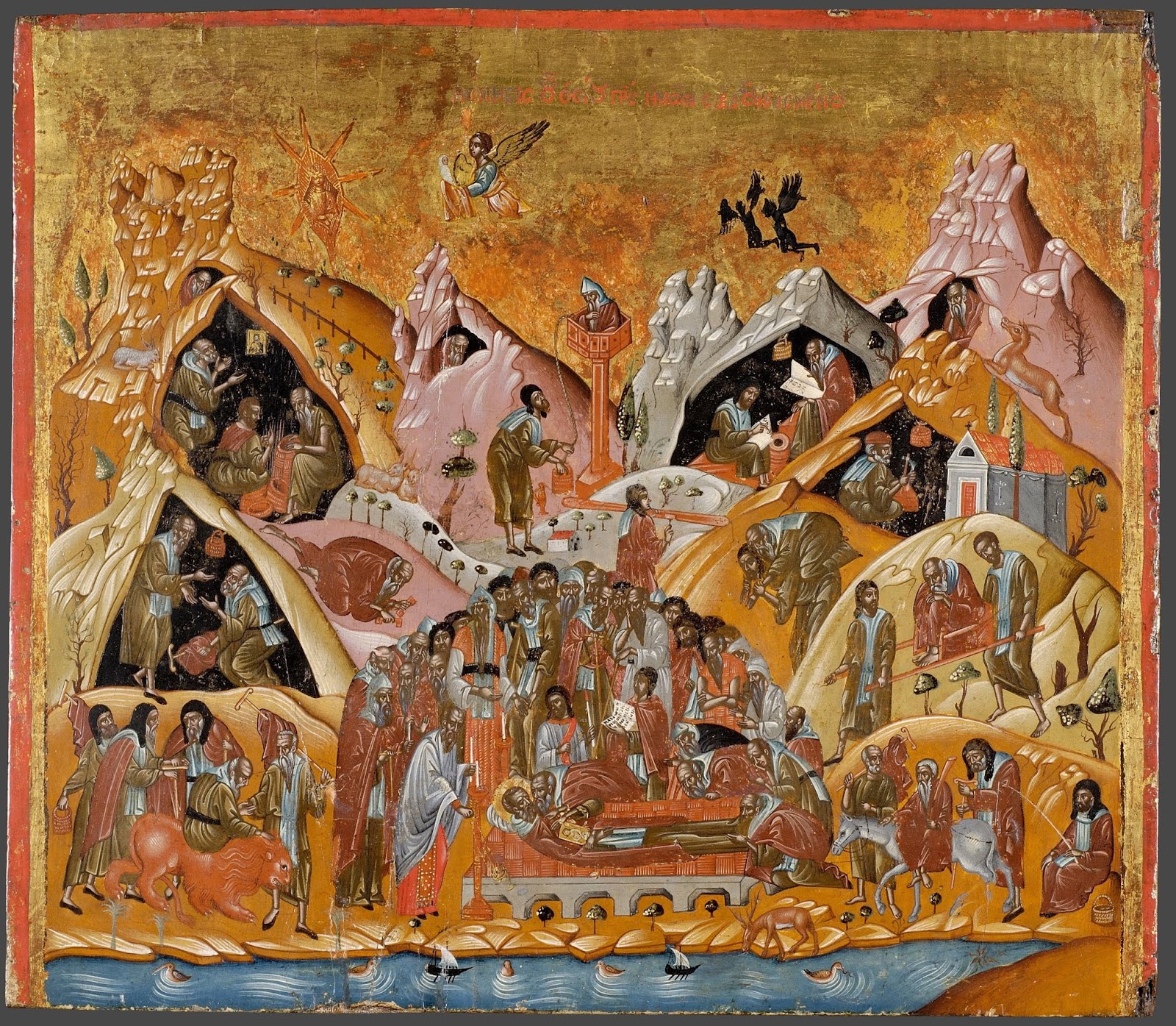 ORTHODOX CHRISTIANITY THEN AND NOW: The Burial of Saint Savvas the ...