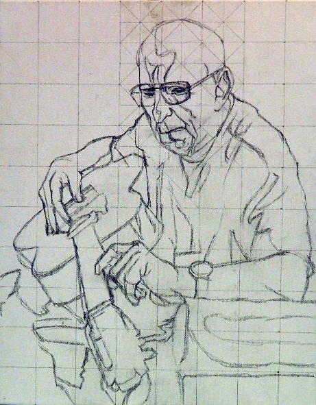 L.W.ROTH, ARTIST: The Grid, A Grind, But Solid Drawing