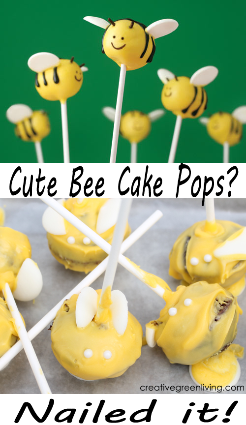 How to Fail at Making Cake Pops {or Bee-Pops vs. the Zom-Bees ...