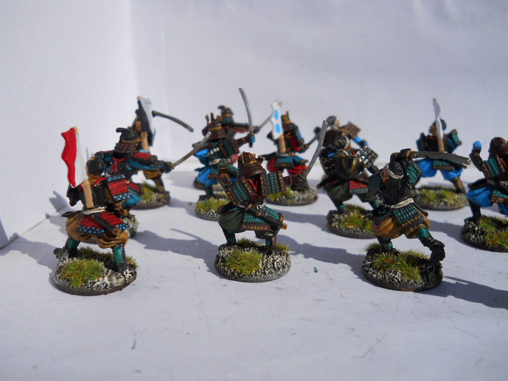 Miniature Wargames Junkie: 28mm OG foot Samurai