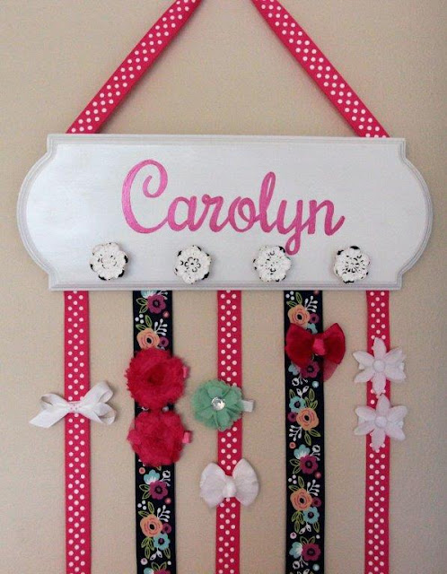 Clearwater Cottage: How to Make a Hair Bow Hanger