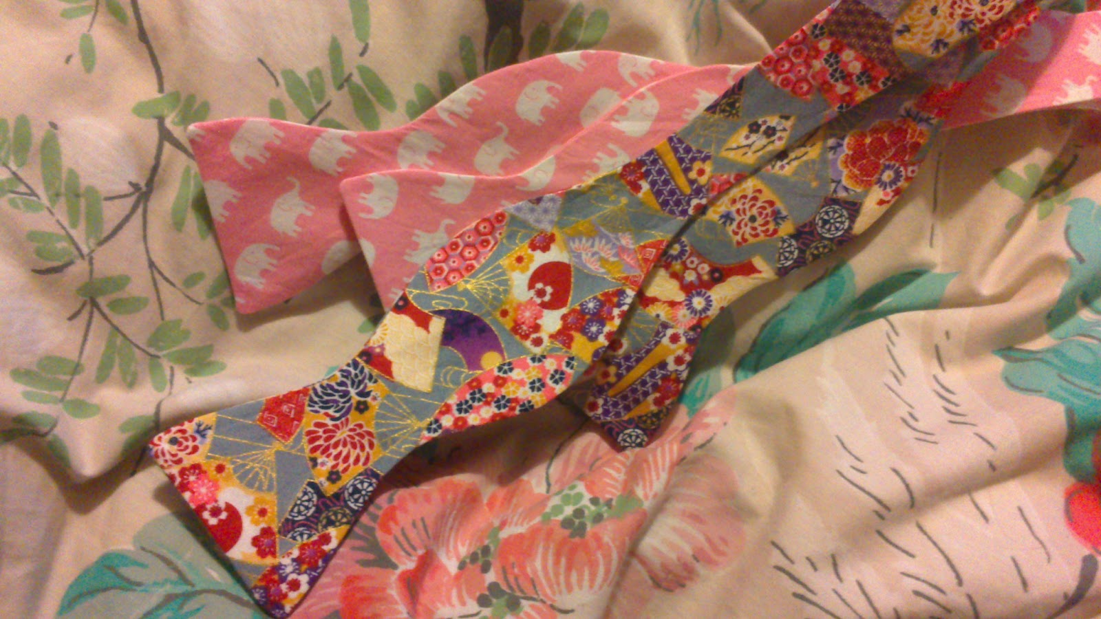 trashy elegance: homemade bow ties!