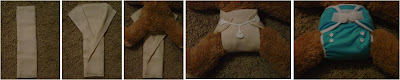 3 Baby Boys and a Business: How to: Fold a prefold cloth diaper