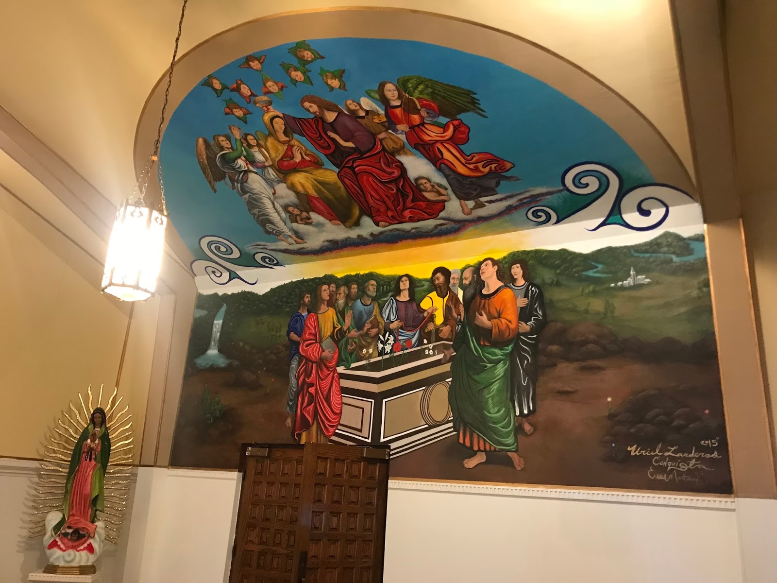 UH Public ART: The Resurrection Art Murals/ Michelangelo who