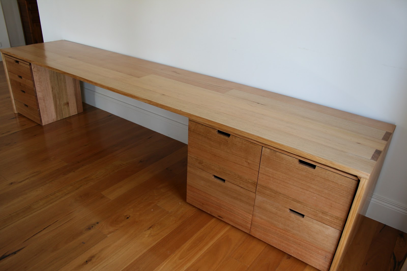 Bombora Custom Designs: 3.5m desk with custom made filing cabinet and ...