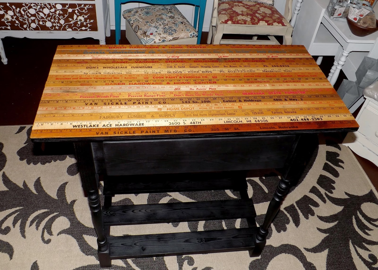 Full Circle Creations: Yardstick console table...