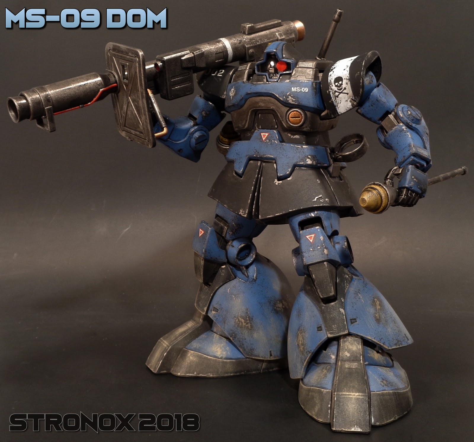 Stronox Custom Figures: MG GunPla: MS-09 DOM