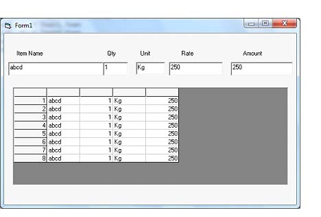 Visual Basic Codes: TEXTBOX TO MSFLAXGRID CODE ..VB6.0