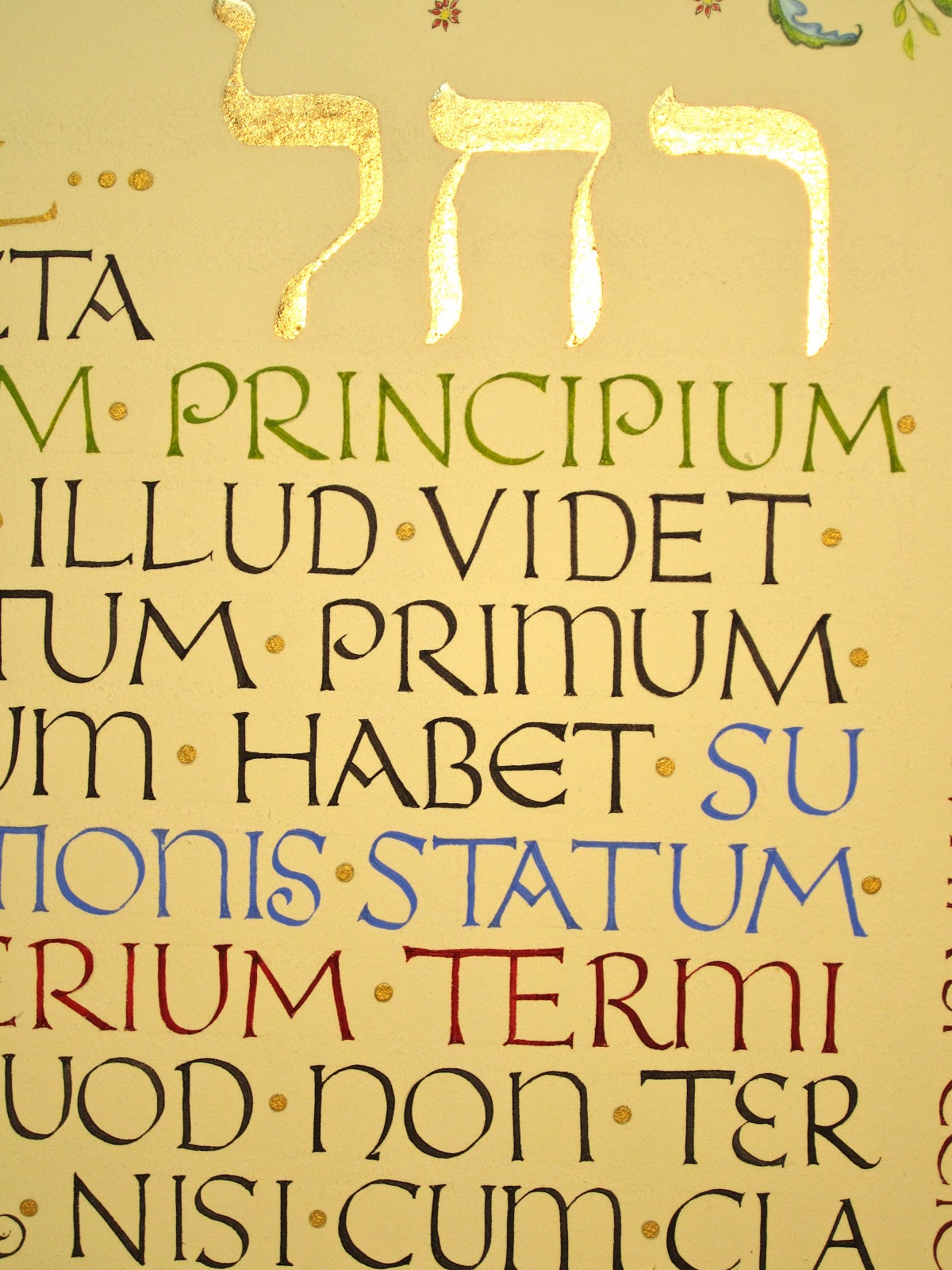 Silks and Art by Jill: A Huge Calligraphy Project-I do more than silks!