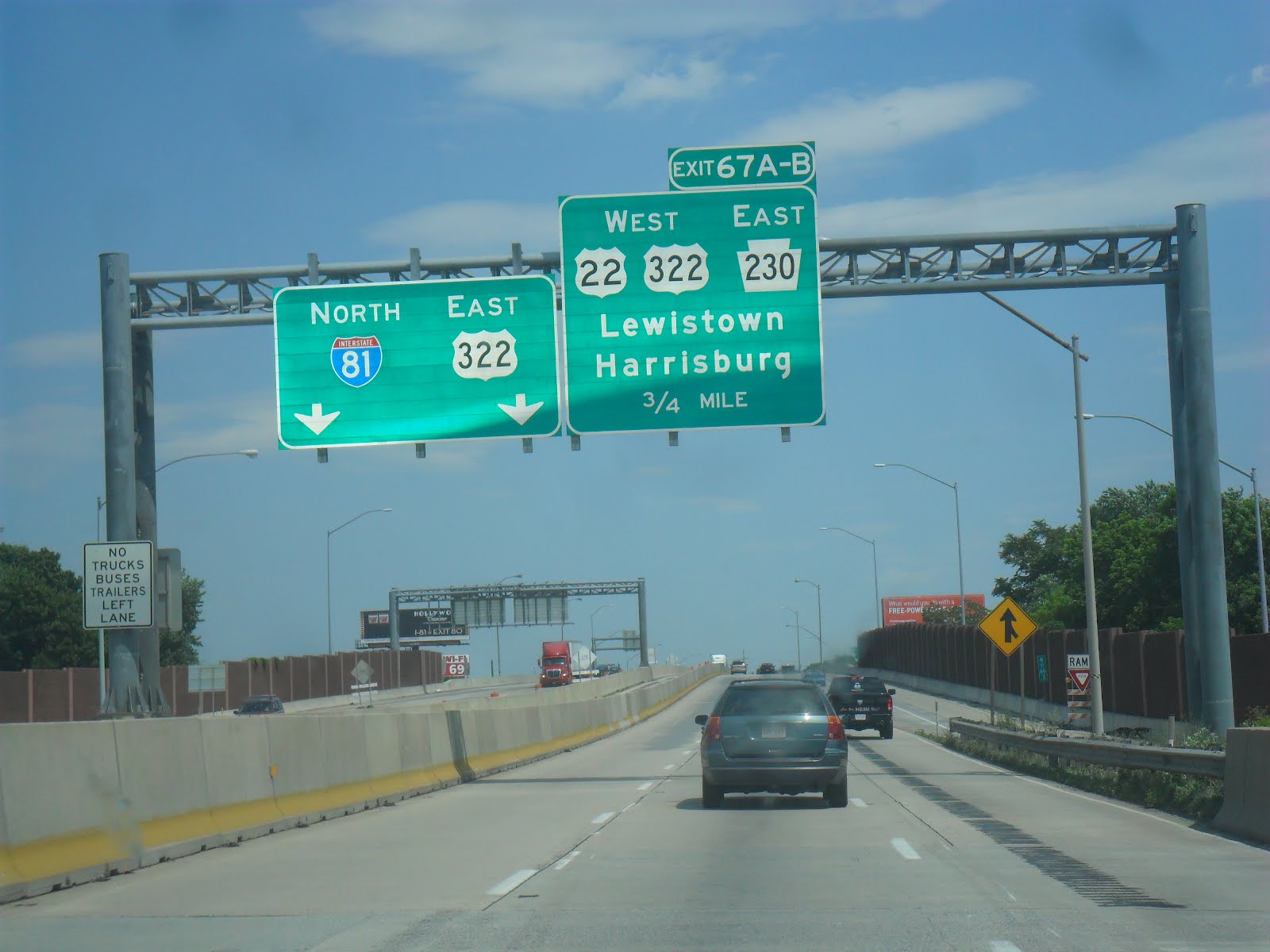 Luke's Signs: Interstate 81 - Pennsylvania (South of Harrisburg)
