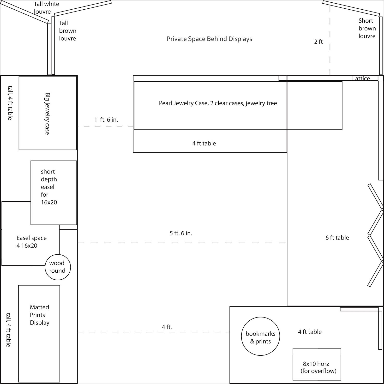 Eclectic Design Choices - Designs for Your Life: Craft Show Booth Design