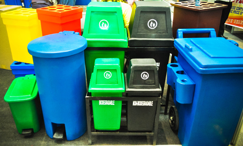 WASTE SEGREGATION TRASH BINS FOR OUTDOOR AND INDOOR