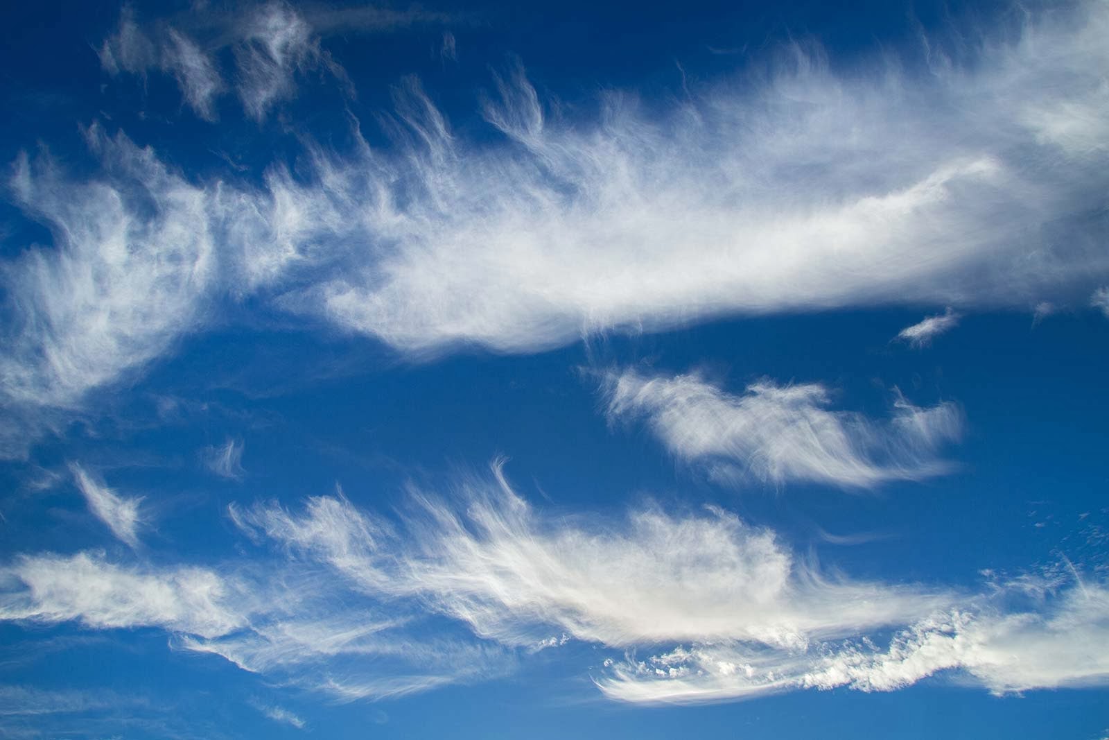 Bob's Photos: Clouds in a Blue Winter Sky