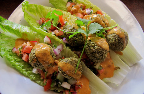 Embody More Light: Recipe:Raw Falafel with Chopped Israeli Salad