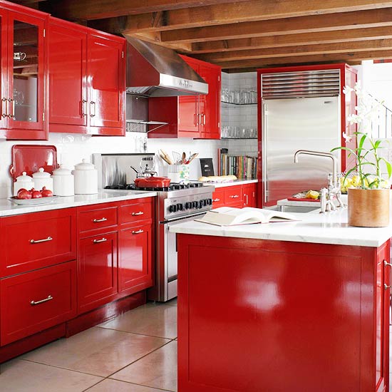 Over 30 Colorful Kitchens - The Cottage Market