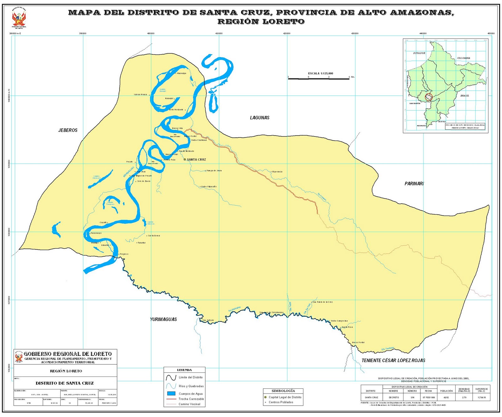 En la Mira del Exito: DISTRITO DE SANTA CRUZ- ALTO AMAZONAS