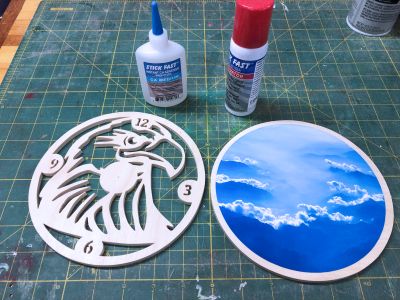 Scrollsaw Workshop: Eagle Clock Scroll Saw Pattern.