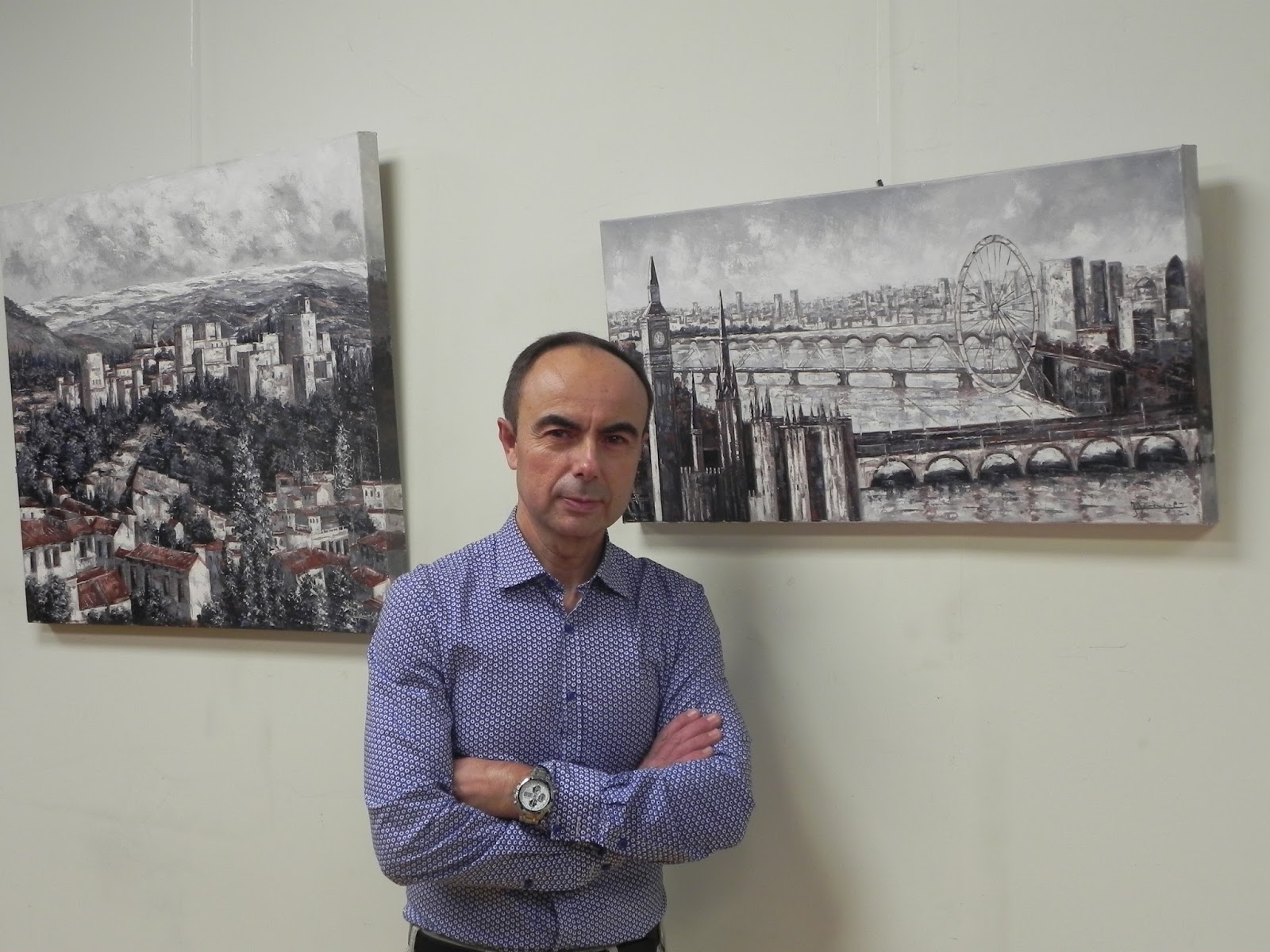 Jose Dominguez Pintor Artistico: Exposición en la sala de la Asociación ...