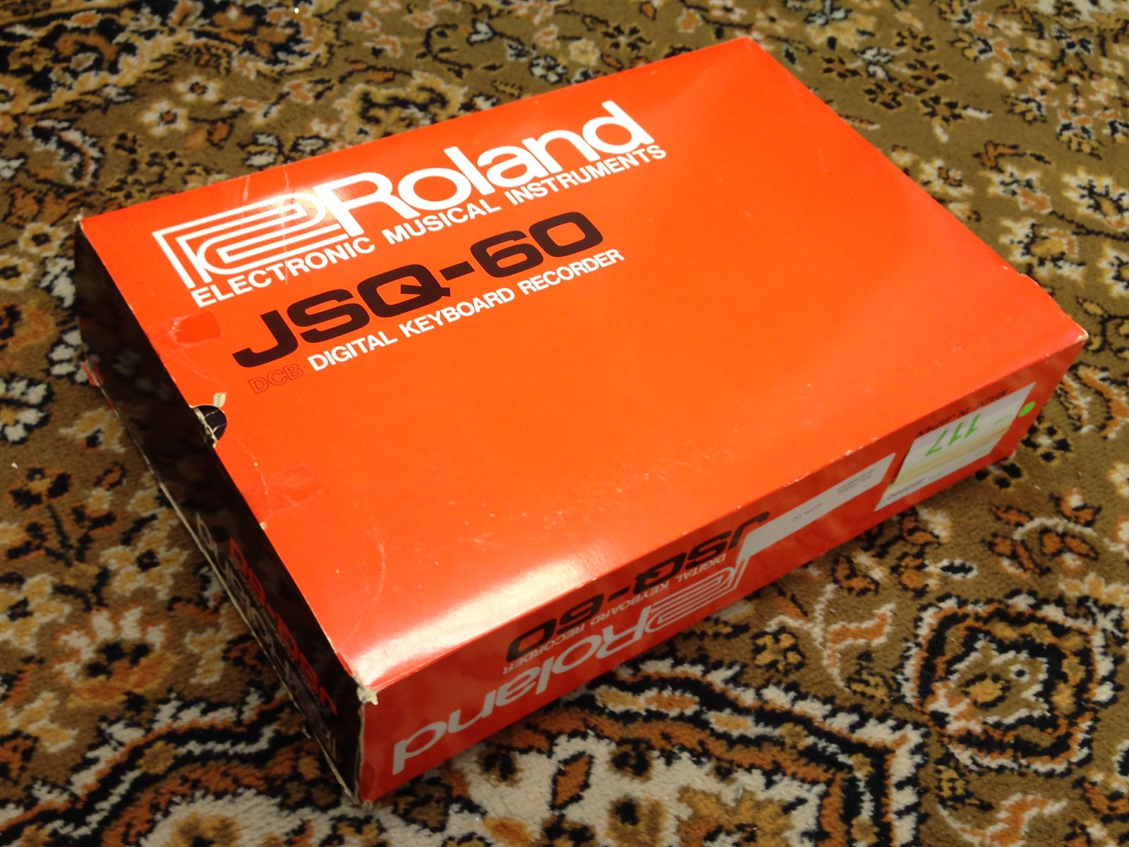 MATRIXSYNTH: Roland JSQ-60 1984 DCB Juno-60 Sequencer W/ Box and Paperwork