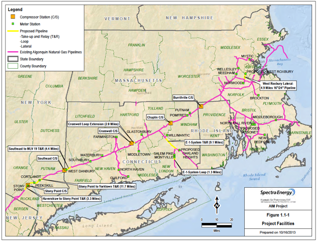 Rock Piles: Algonquin Pipeline Expansion Project