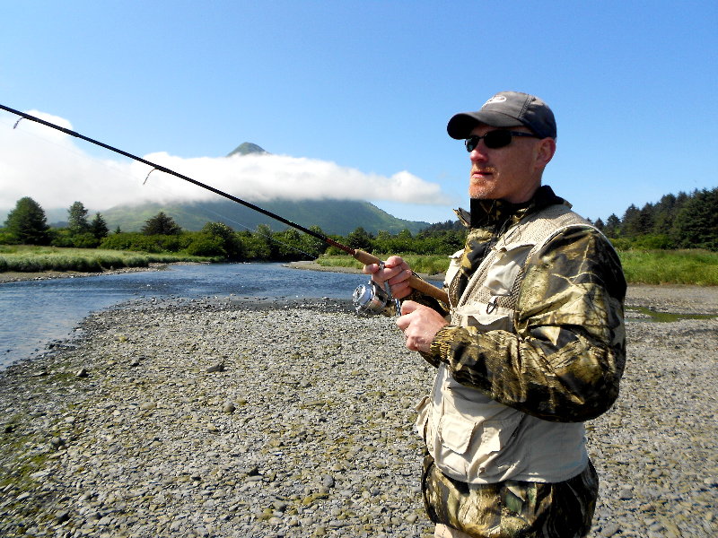 From Kansas to Kodiak...: Buskin River Salmon Fishing with the Bears