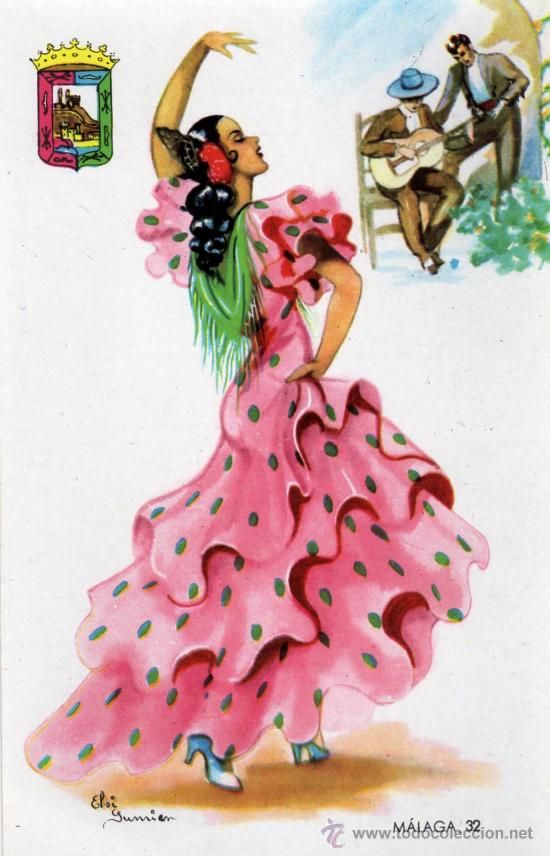 Dibujos de flamencas y gitanas - Blog de imágenes