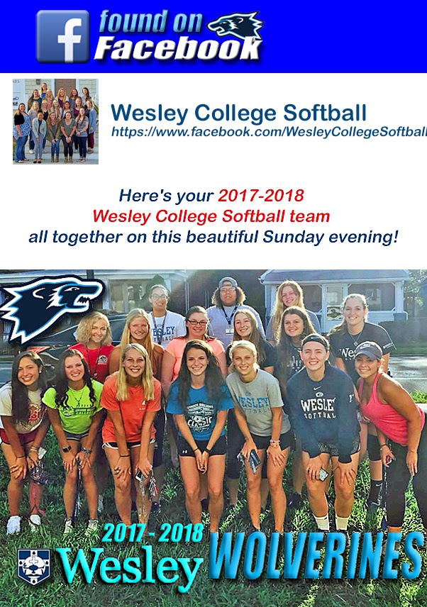Wesley Wolverines Fastpitch Softball: TEAM PICTURE