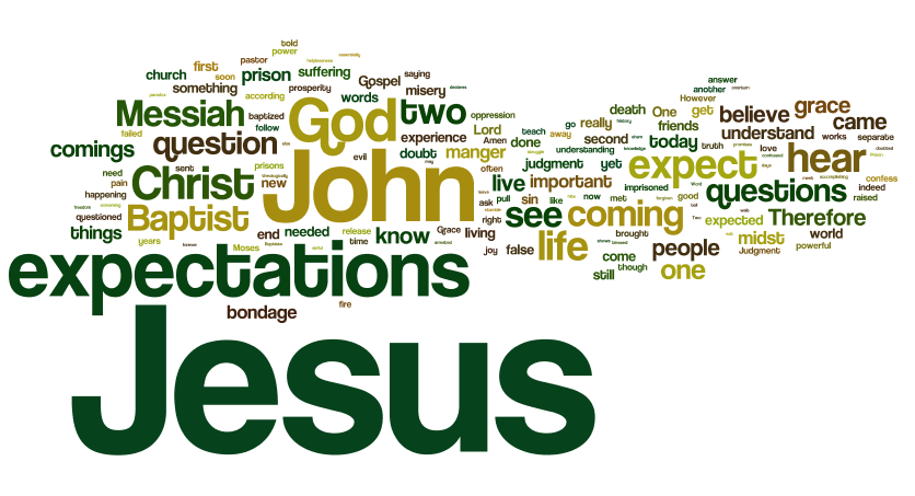 PM Notes: Who Do We Expect Jesus To Be? (Matthew 11:2-15)