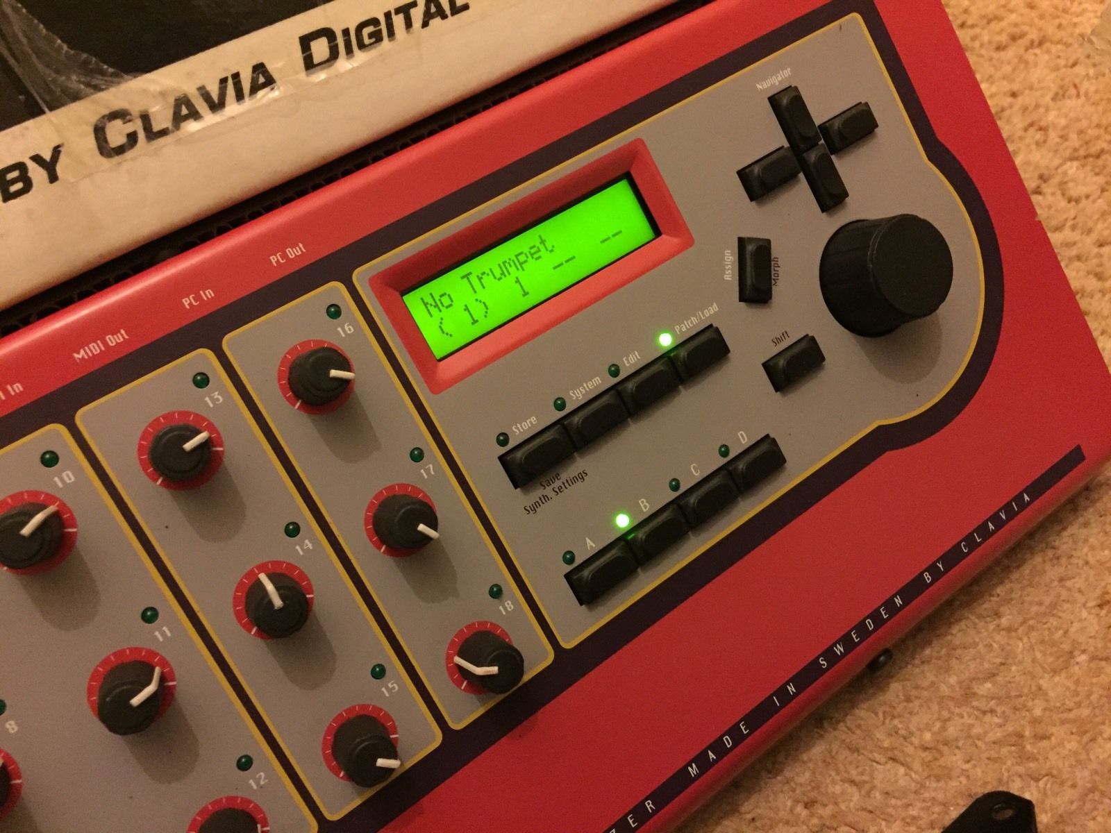 MATRIXSYNTH: Clavia Nord Modular G1 Rack Synth V3.03 with Original Box