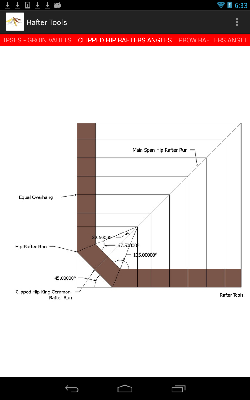 Hip Roof Angle Finder