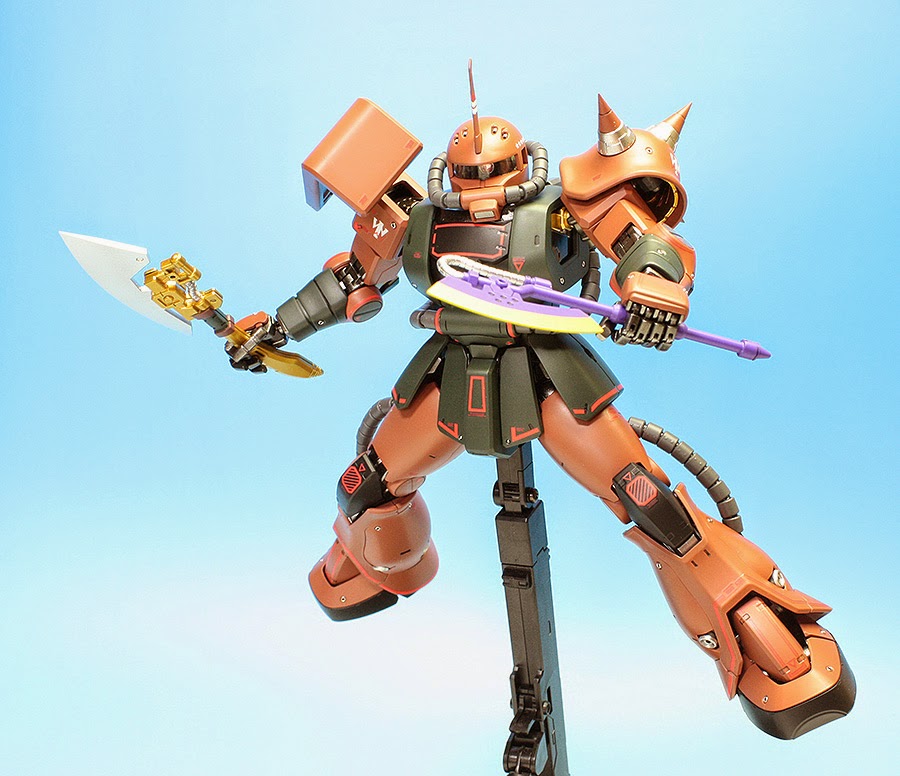 Custom Build: MG 1/100 Garma Zabi's Zaku II - Gundam Kits Collection ...